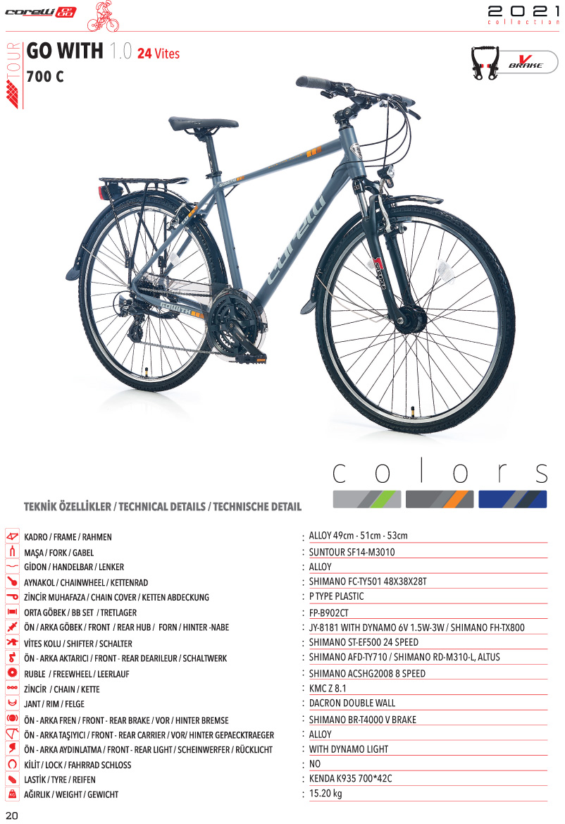 2021 Model Corelli Bisikletler - Spor Plaza Bisiklet ve Spor Ürünleri